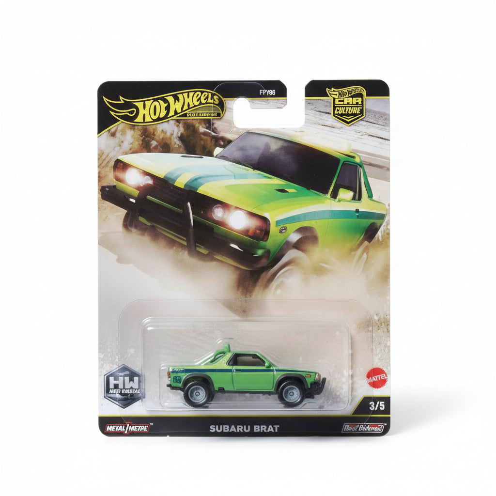 Hot Wheels Premium 1:64 Car Culture HW Off-Road Subaru BRAT FPY86 Real ...